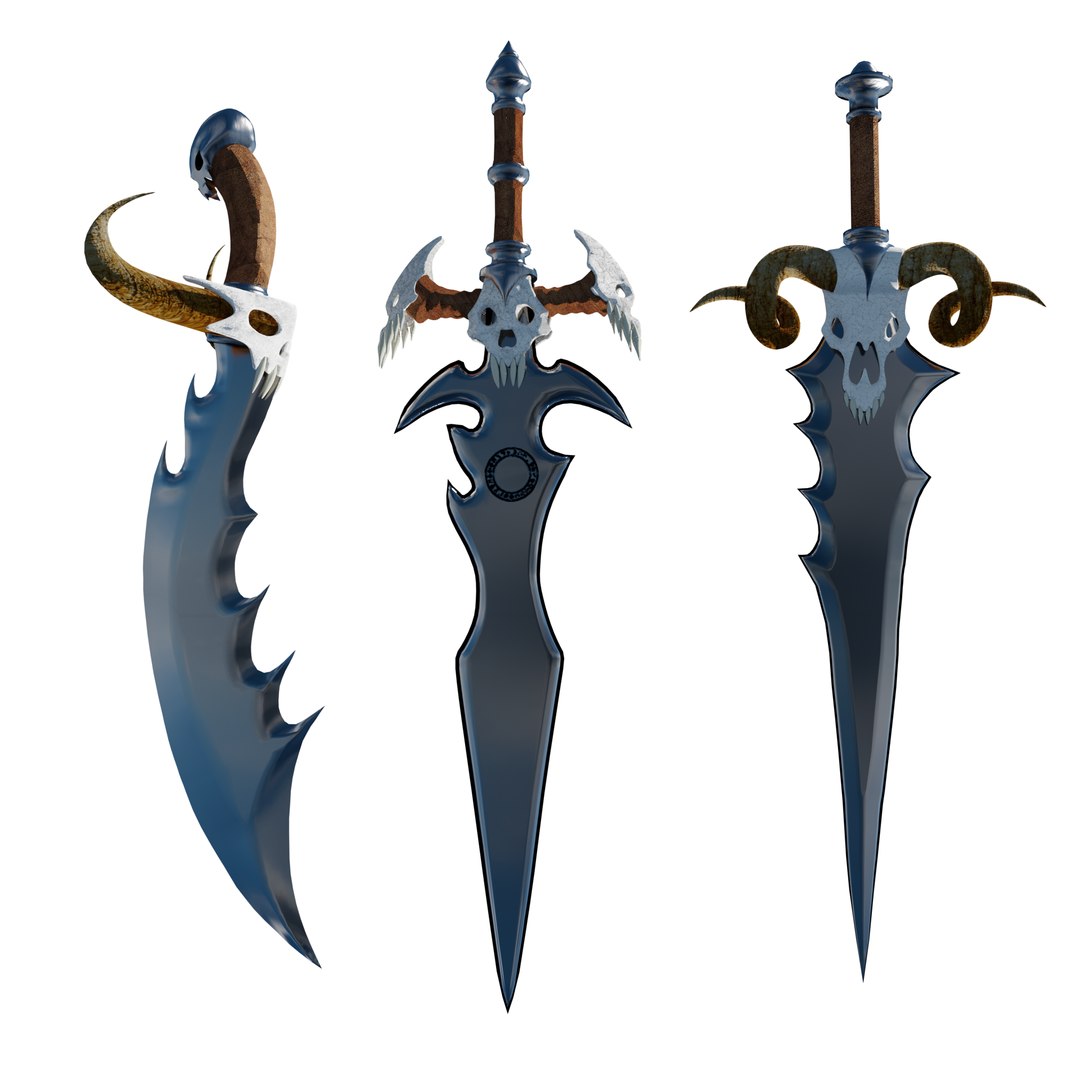 3d Fantasy Swords