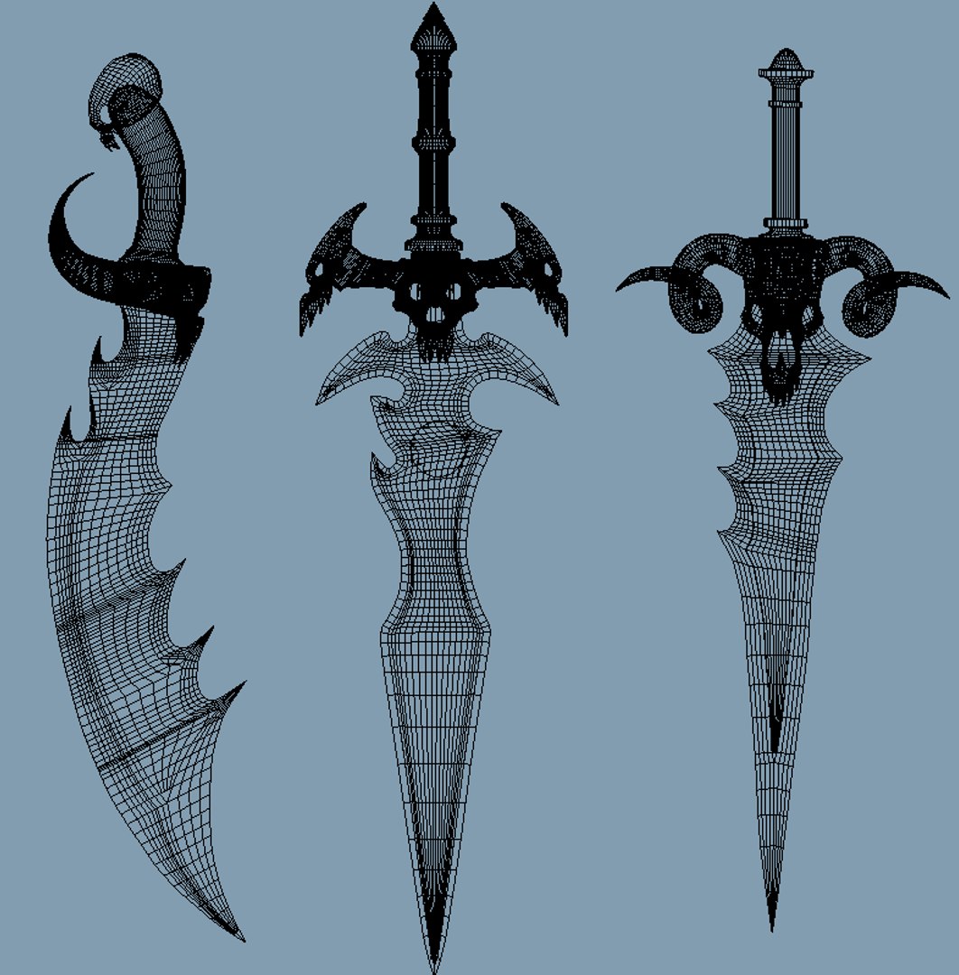 3d Fantasy Swords
