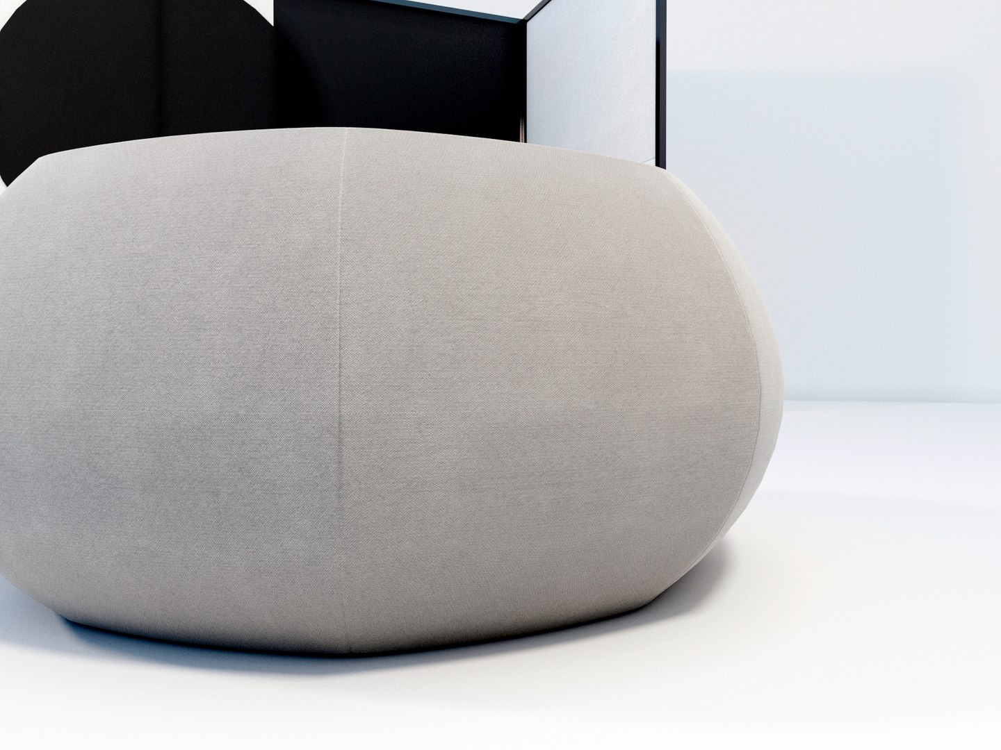 3D model ottomans folding screen - TurboSquid 1329442