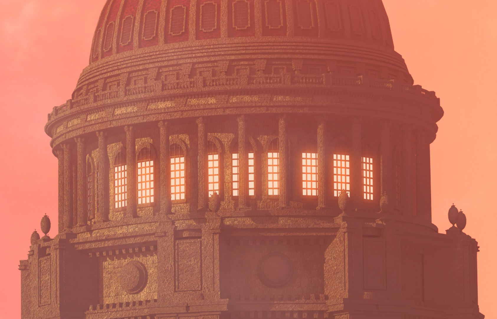 Fantasy Dome LightHouse Temple 3D - TurboSquid 1873709