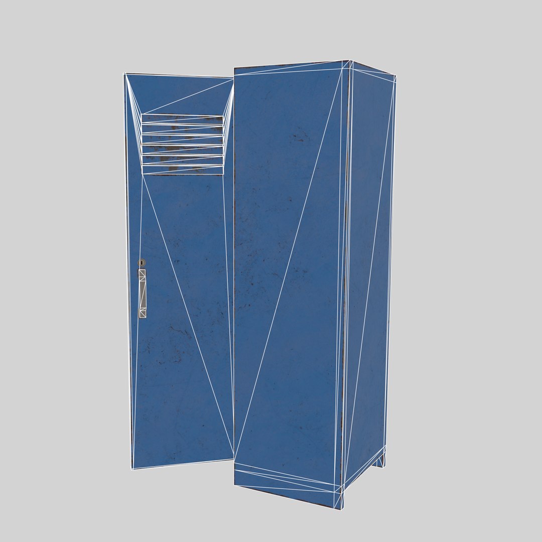 Rusty Dusty Locker Model - TurboSquid 1773320