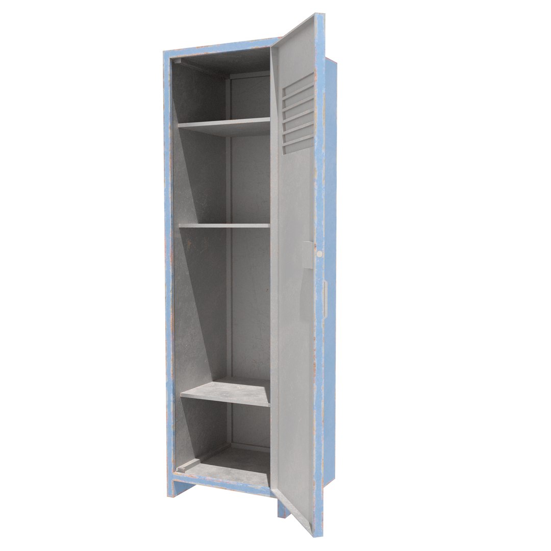 Rusty Dusty Locker Model - TurboSquid 1773320