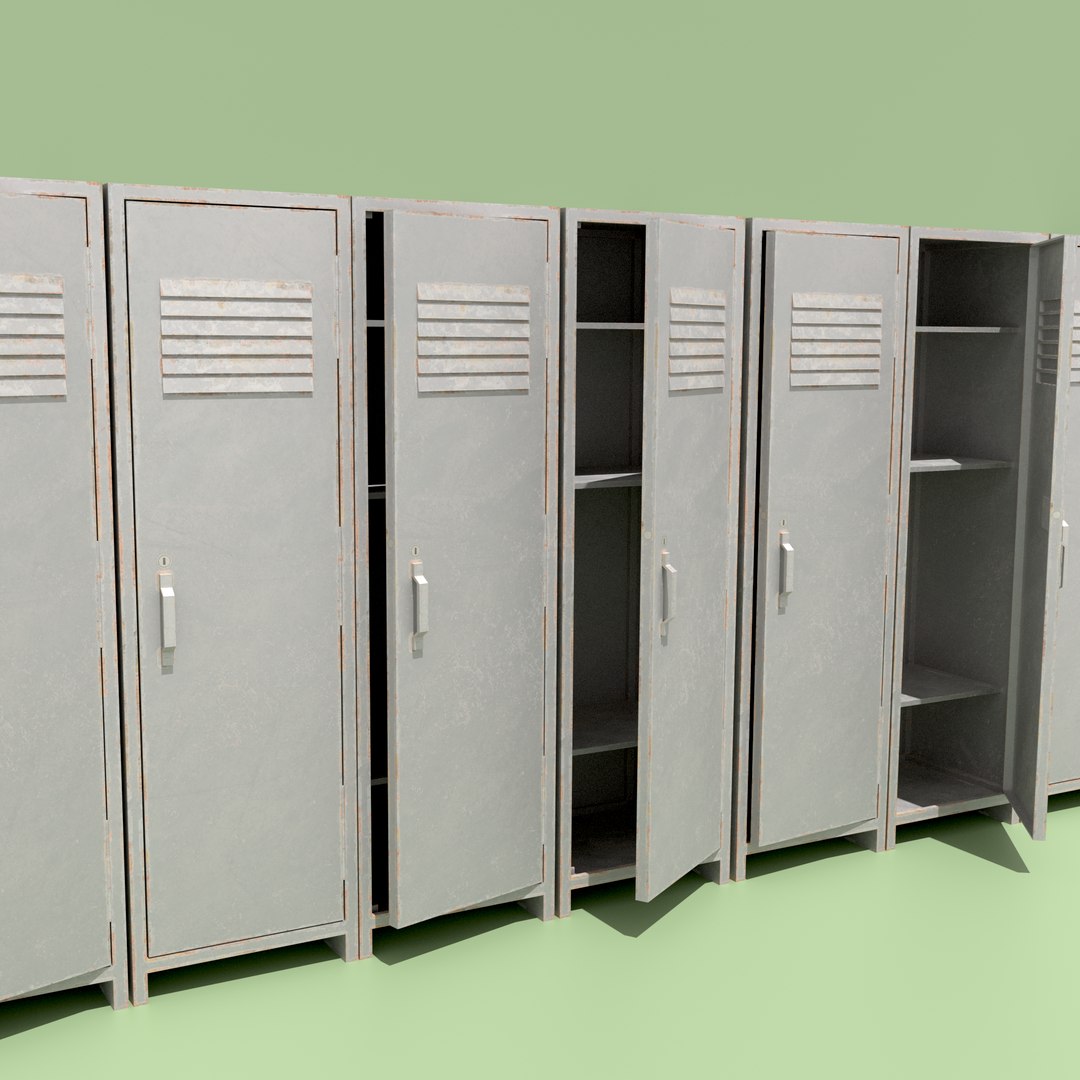 Rusty Dusty Locker model - TurboSquid 1773320