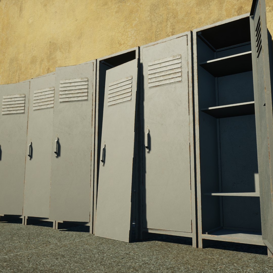 Rusty Dusty Locker model - TurboSquid 1773320