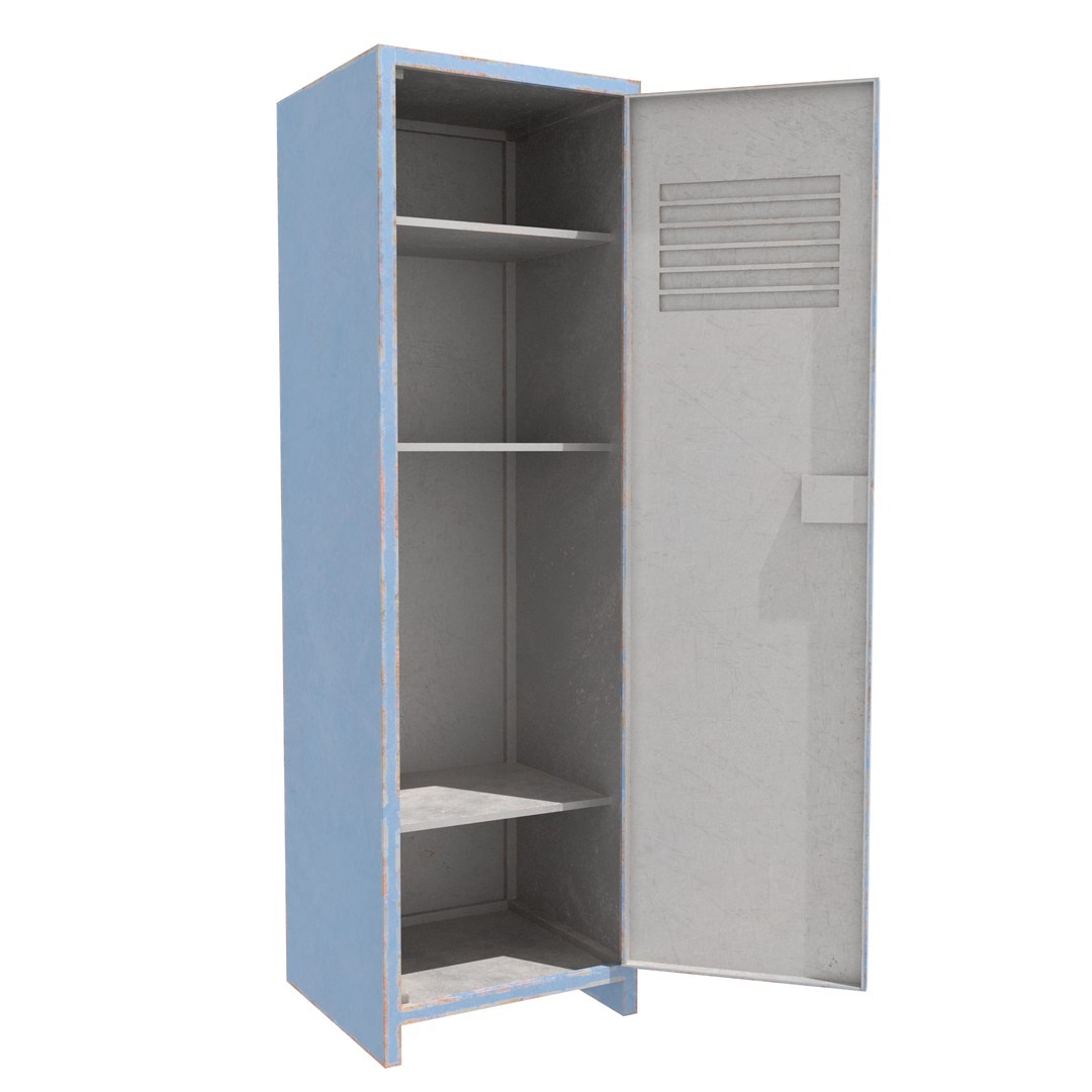 Rusty Dusty Locker Model - TurboSquid 1773320