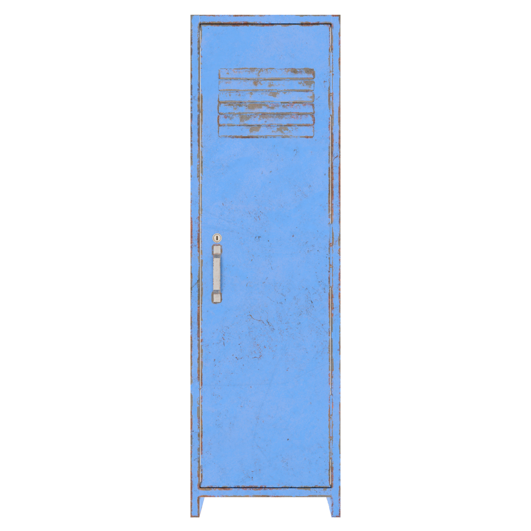Rusty Dusty Locker model - TurboSquid 1773320