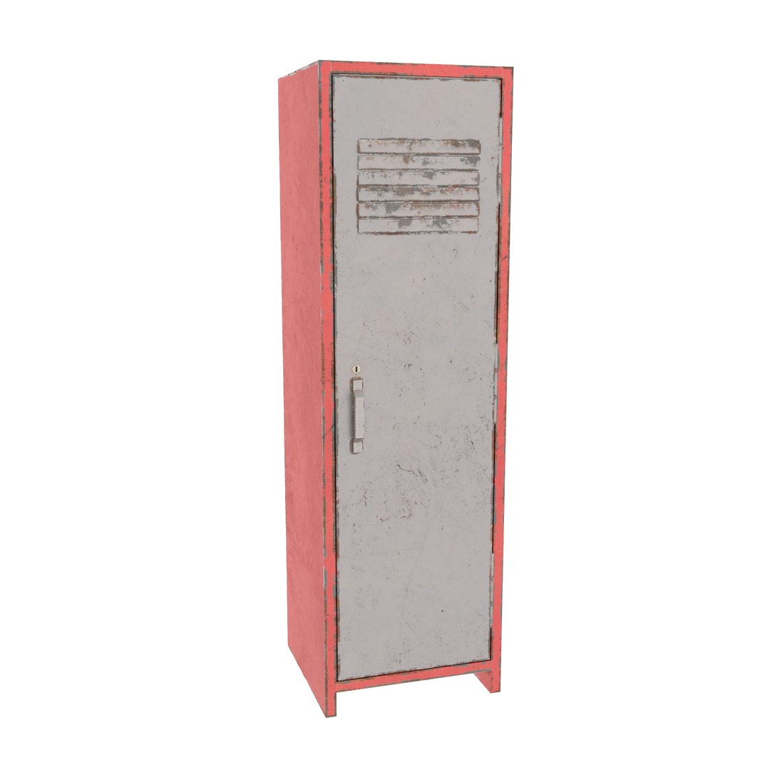 Rusty Dusty Locker Model - TurboSquid 1773320