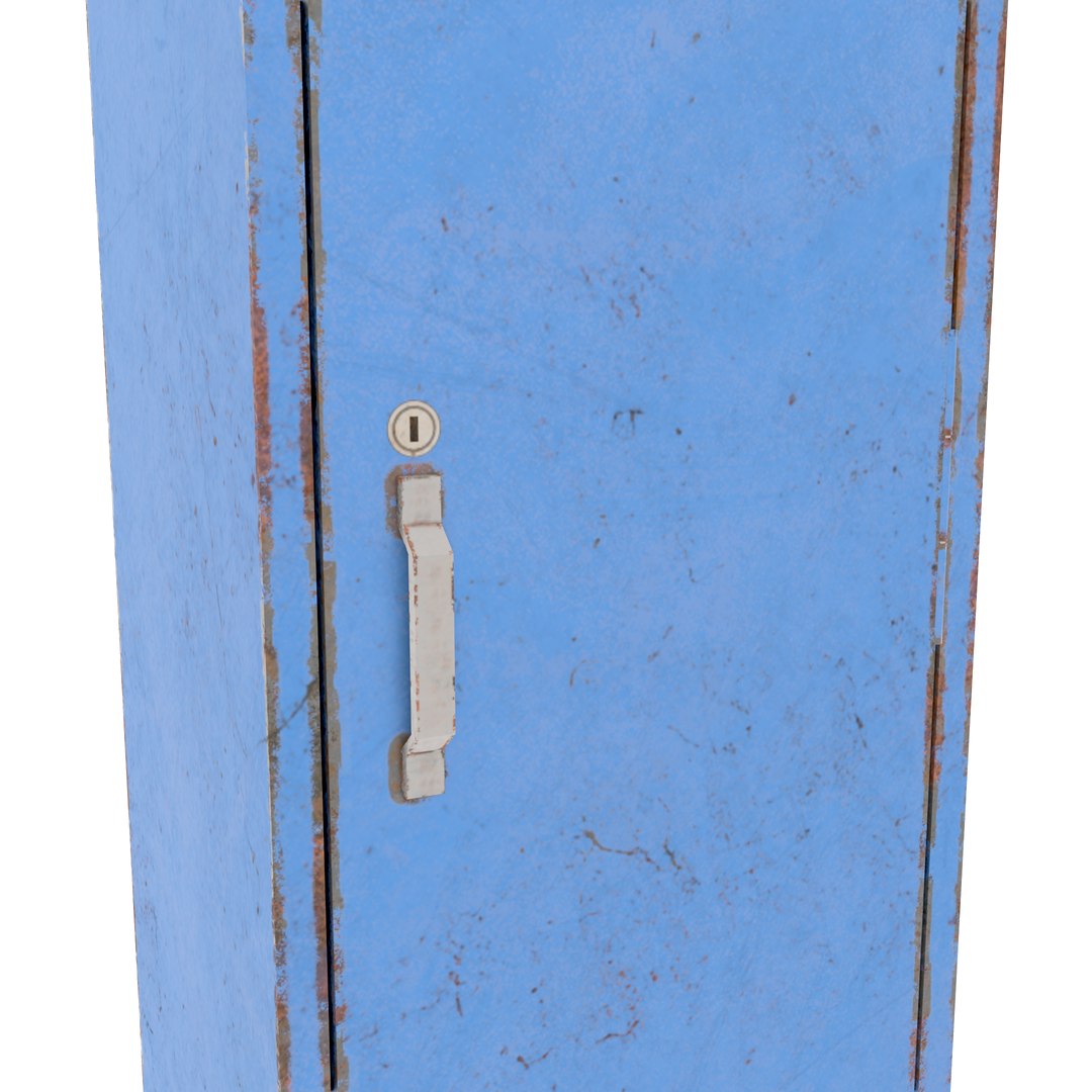 Rusty Dusty Locker Model - TurboSquid 1773320