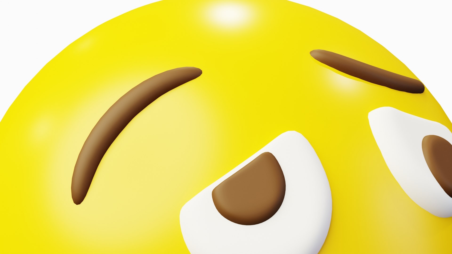 Drunk Or Stupid Face Emoticon Emoji Or Smiley Model - TurboSquid 2114177
