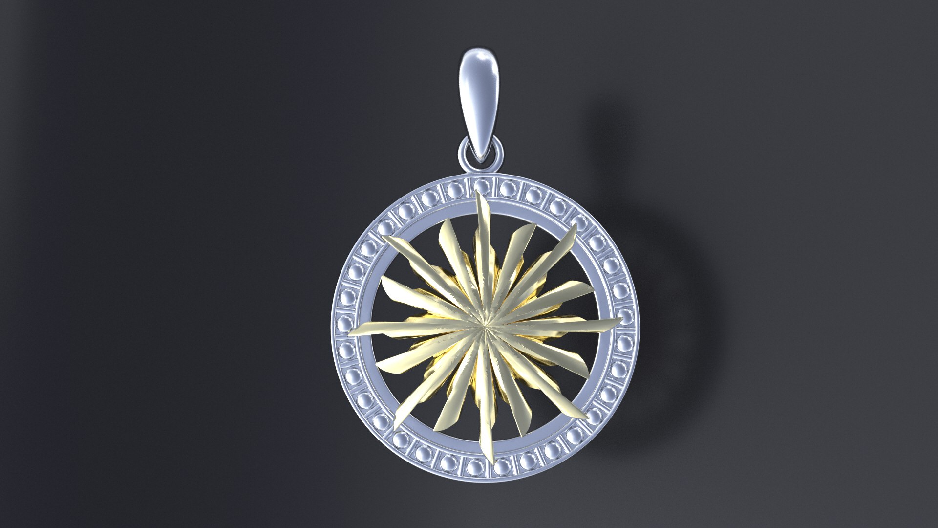 Pendant With The Symbol Of The Sun 3D Model - TurboSquid 1986357