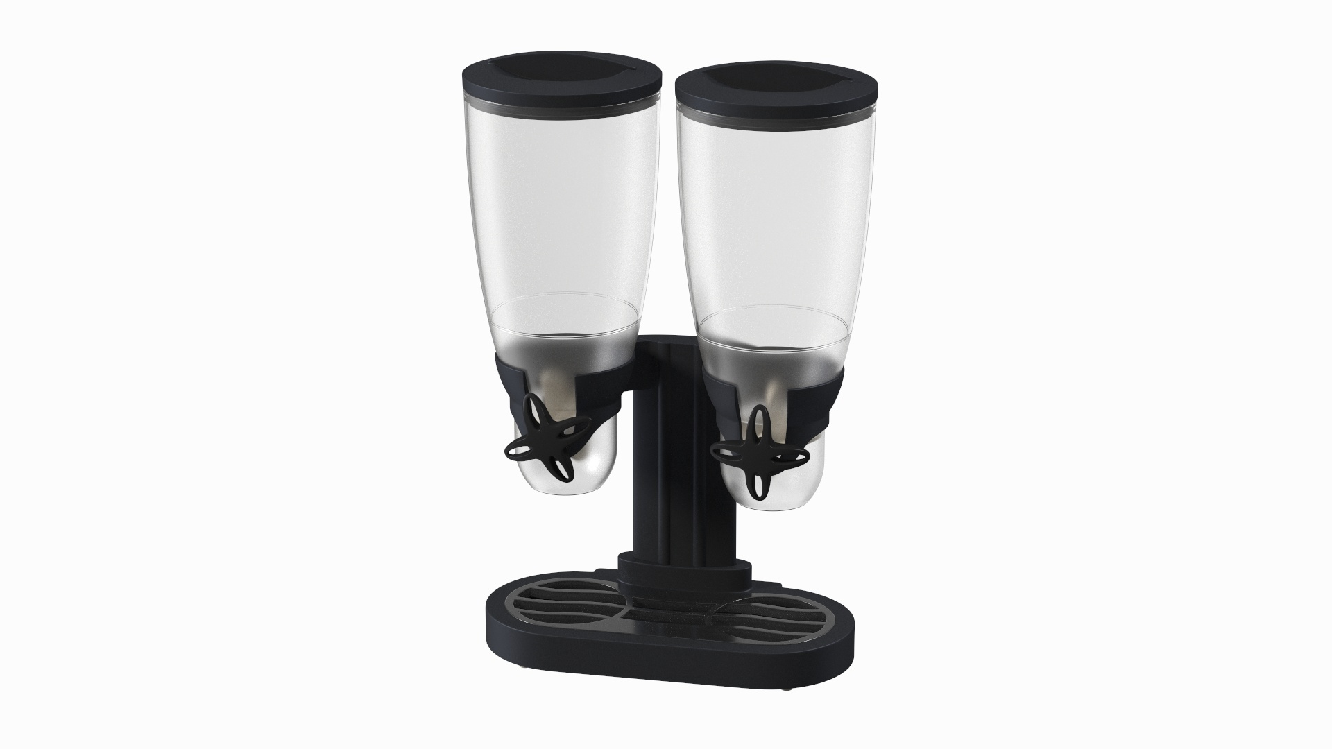 Cereal Dual Dispensers Empty Black Model - TurboSquid 2065628