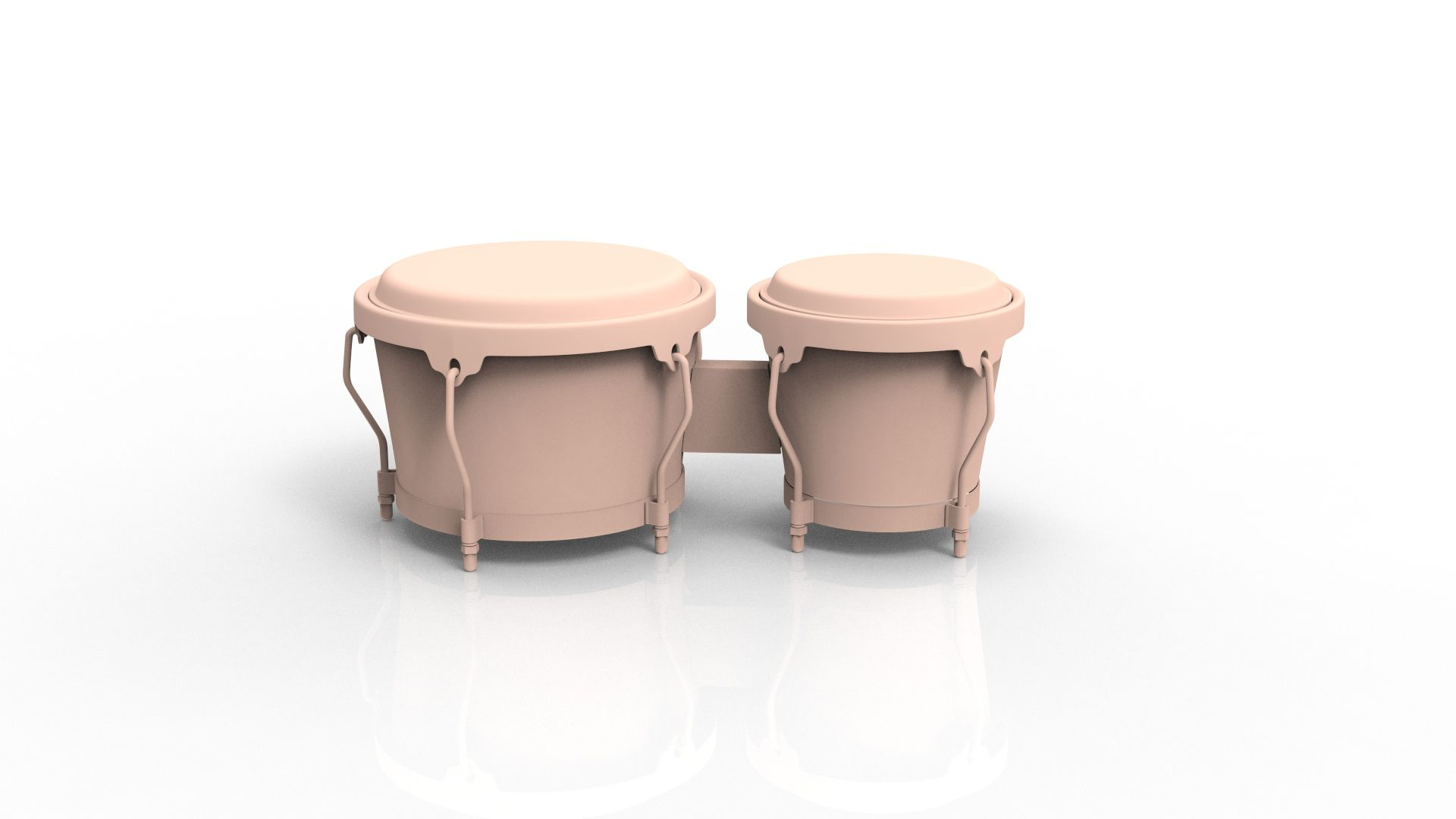 Bongo Drum 3D Model - TurboSquid 2128005