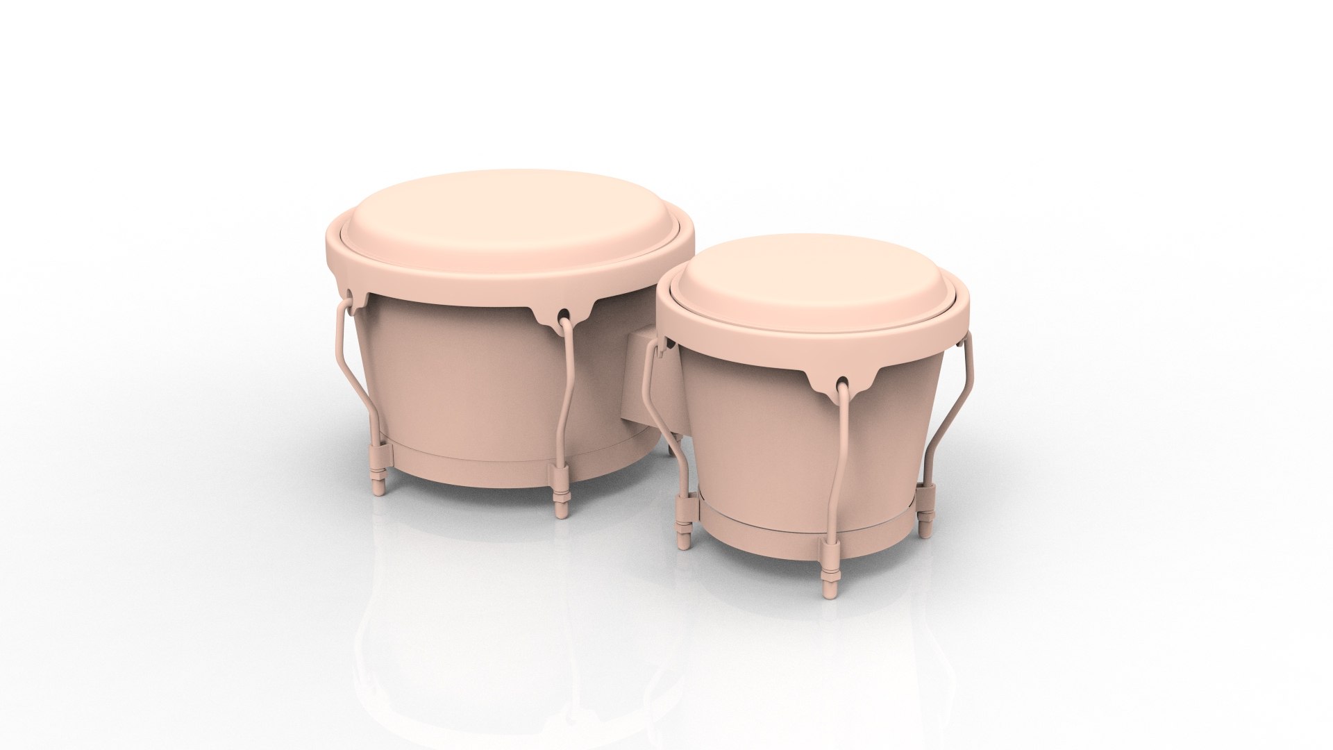 Bongo Drum 3D Model - TurboSquid 2128005