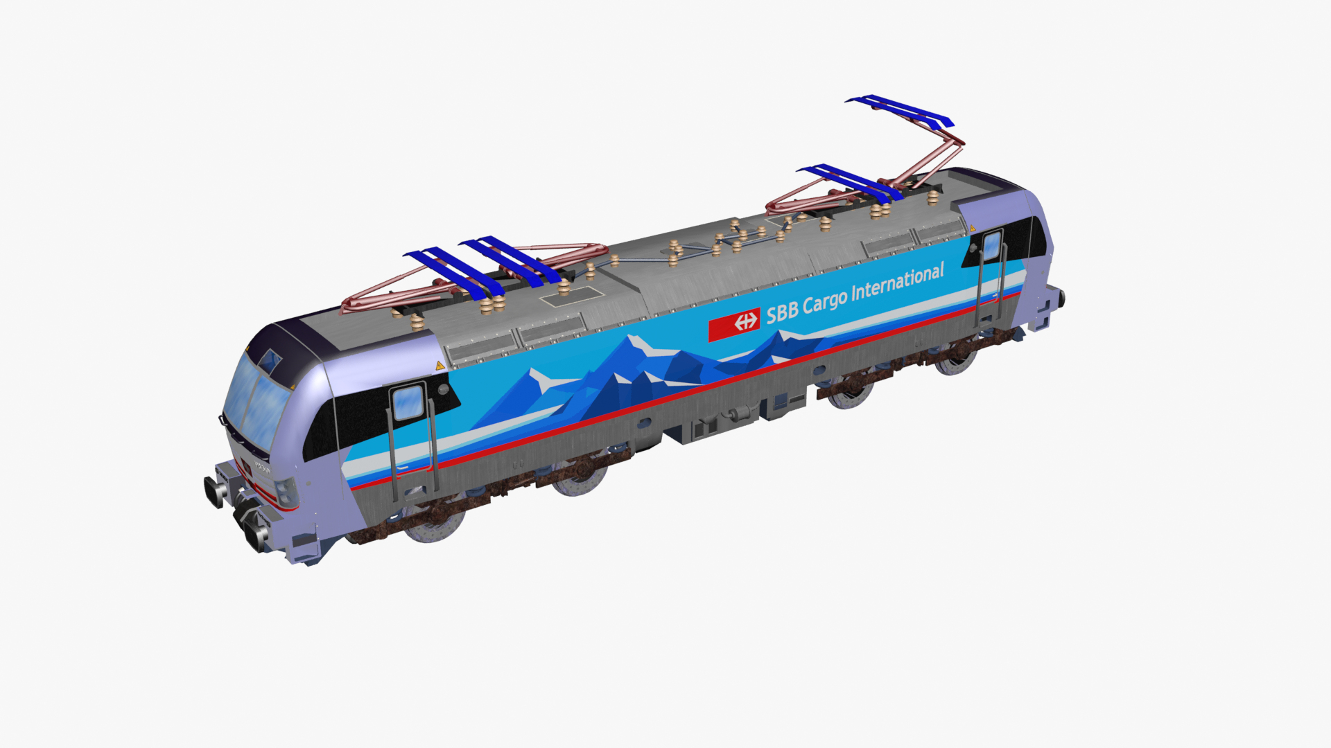 Siemens vectron 193-519 sbb cargo 3D - TurboSquid 1818425