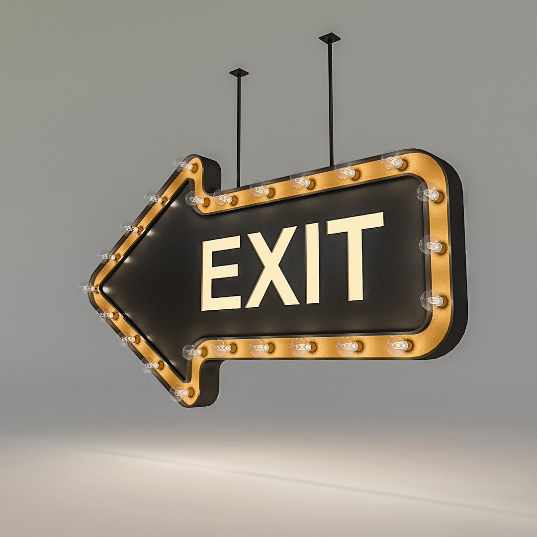 3D Model Bulb Loft Signage - TurboSquid 1421753