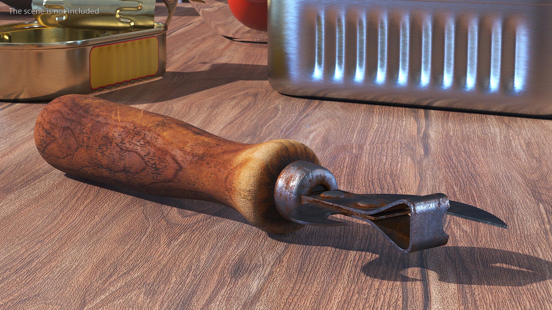 Old Can Opener 3D Model - TurboSquid 2141449