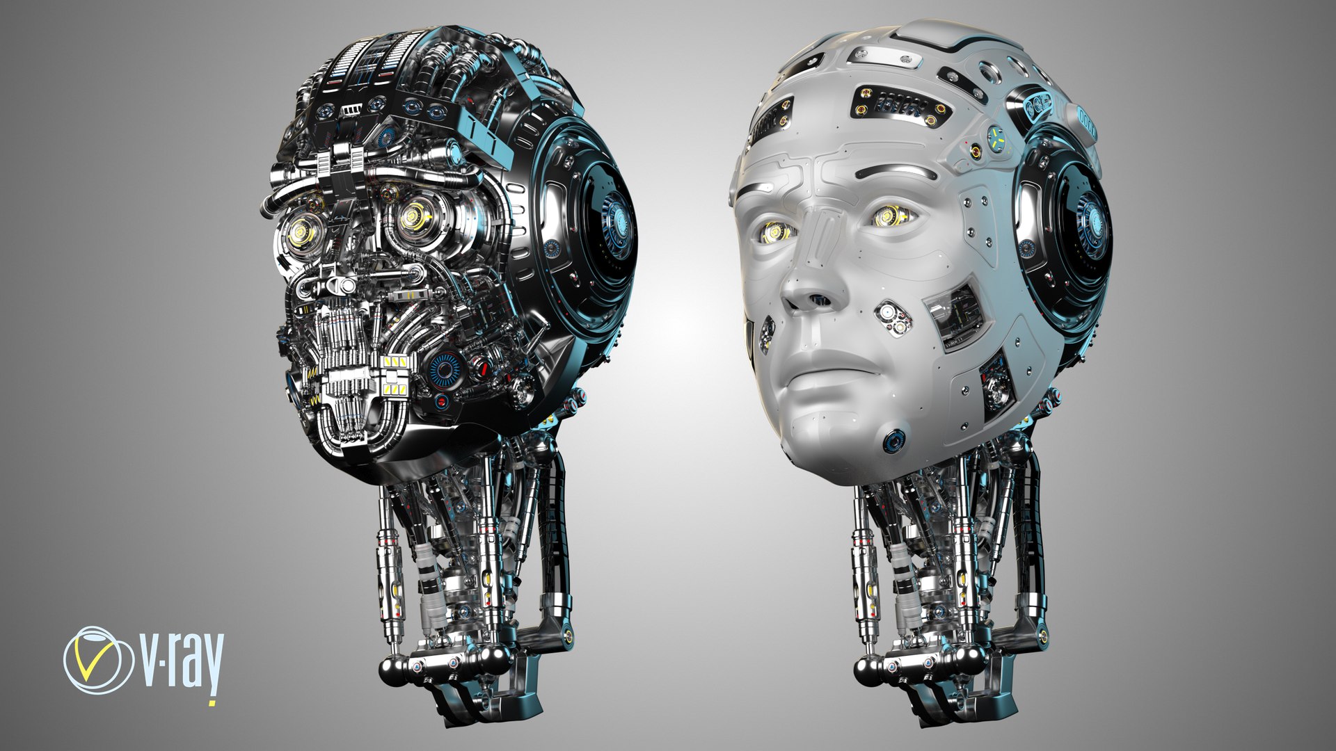 Robot head 3D model - TurboSquid 1351912
