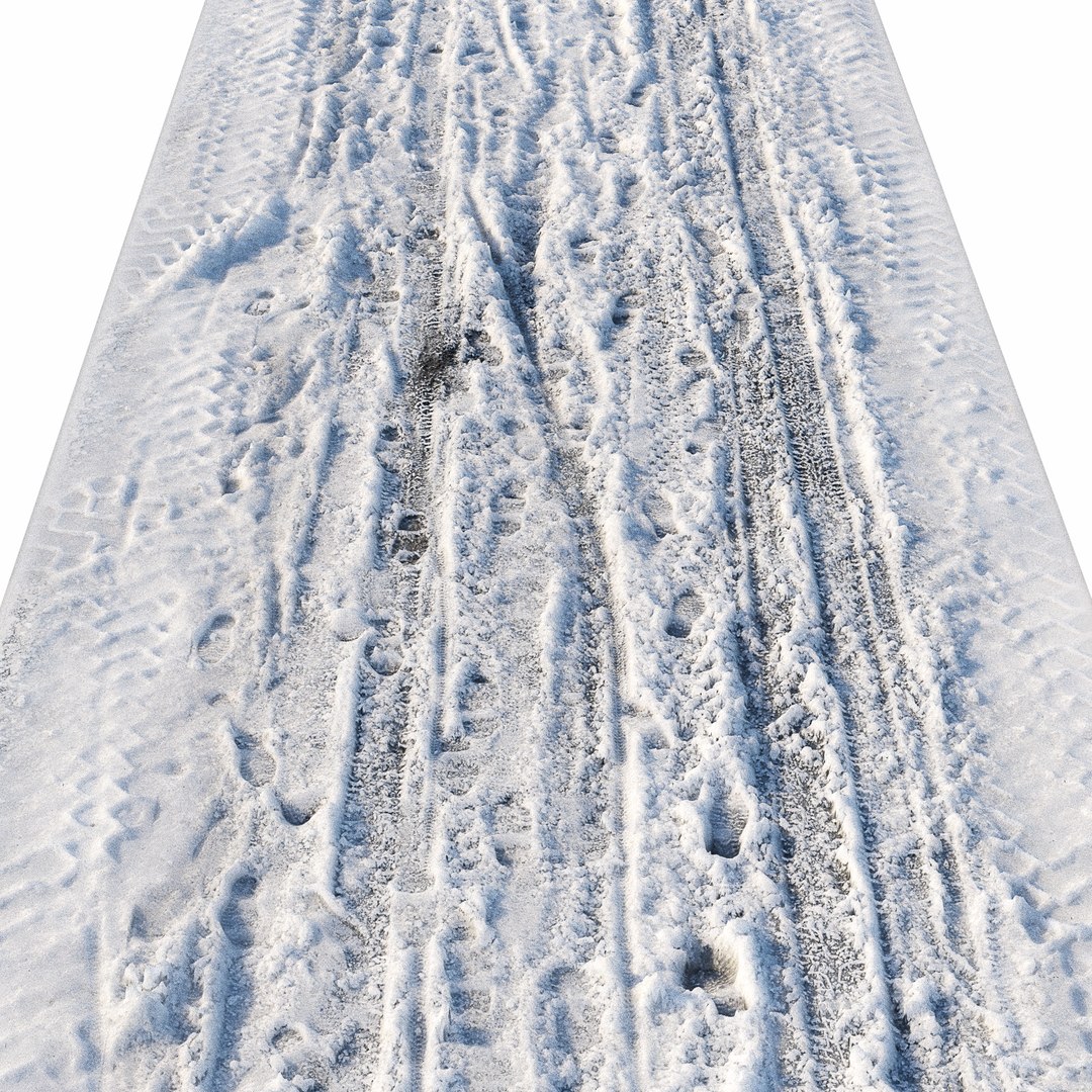 3D Ultra Realistic Snow Road - TurboSquid 1758460
