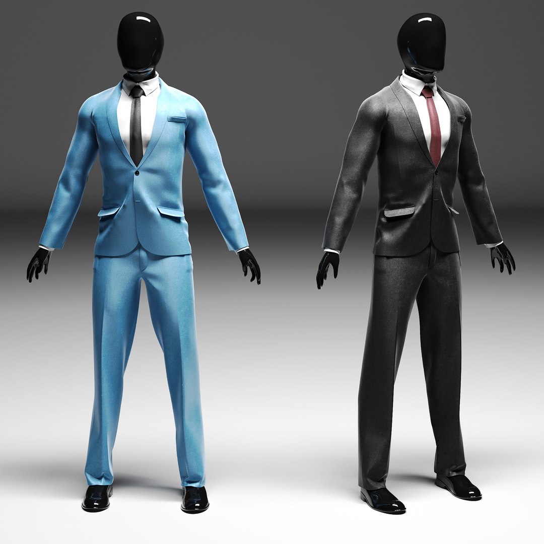 3D Classic Men S Suit Model - TurboSquid 1432556
