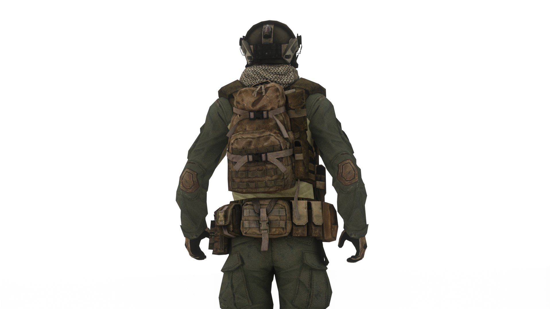 3D Tactical Spec Ops Soldier Fully Rigged Realistic 3D Model ...