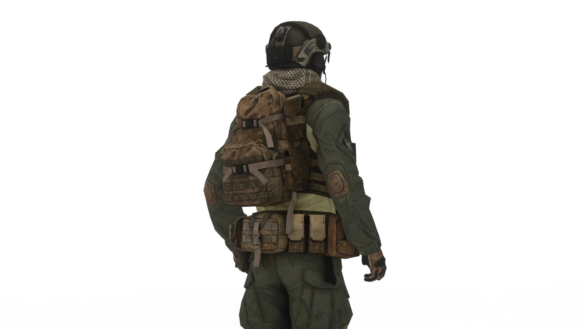 3D Tactical Spec Ops Soldier Fully Rigged Realistic 3D Model ...