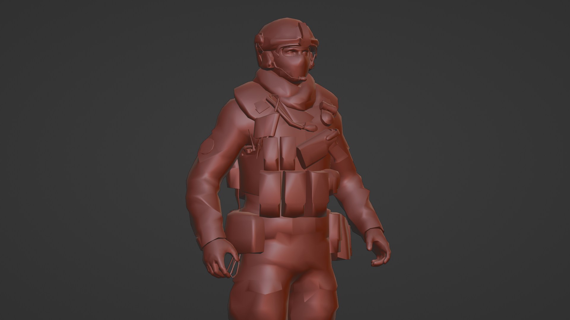 3D Tactical Spec Ops Soldier Fully Rigged Realistic 3D Model ...