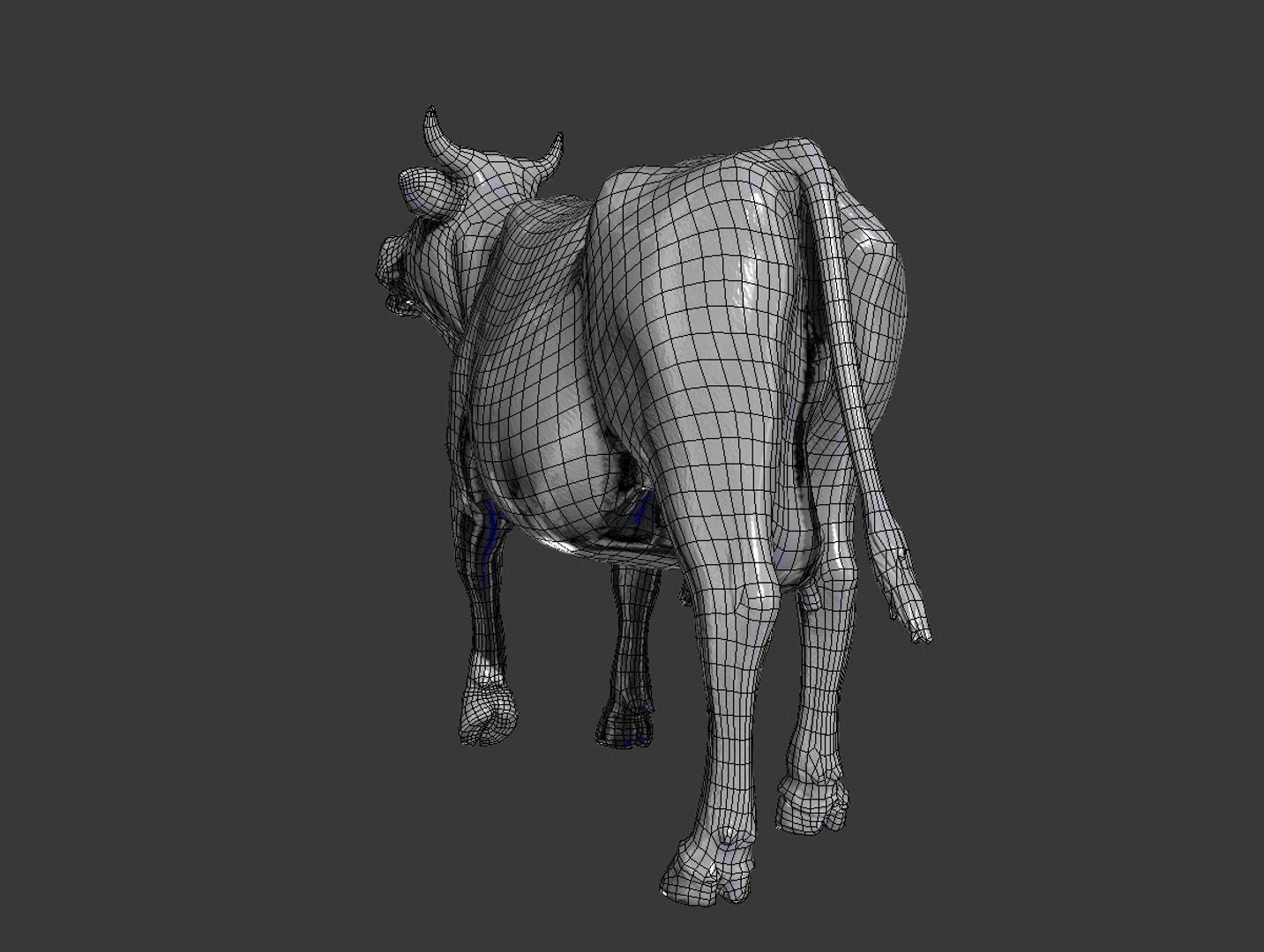 3d Rigged Cow