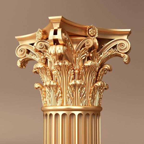 Modello 3D Capitale corinzio A - TurboSquid 1136967