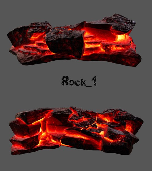 3D model lava terrain - TurboSquid 1340671
