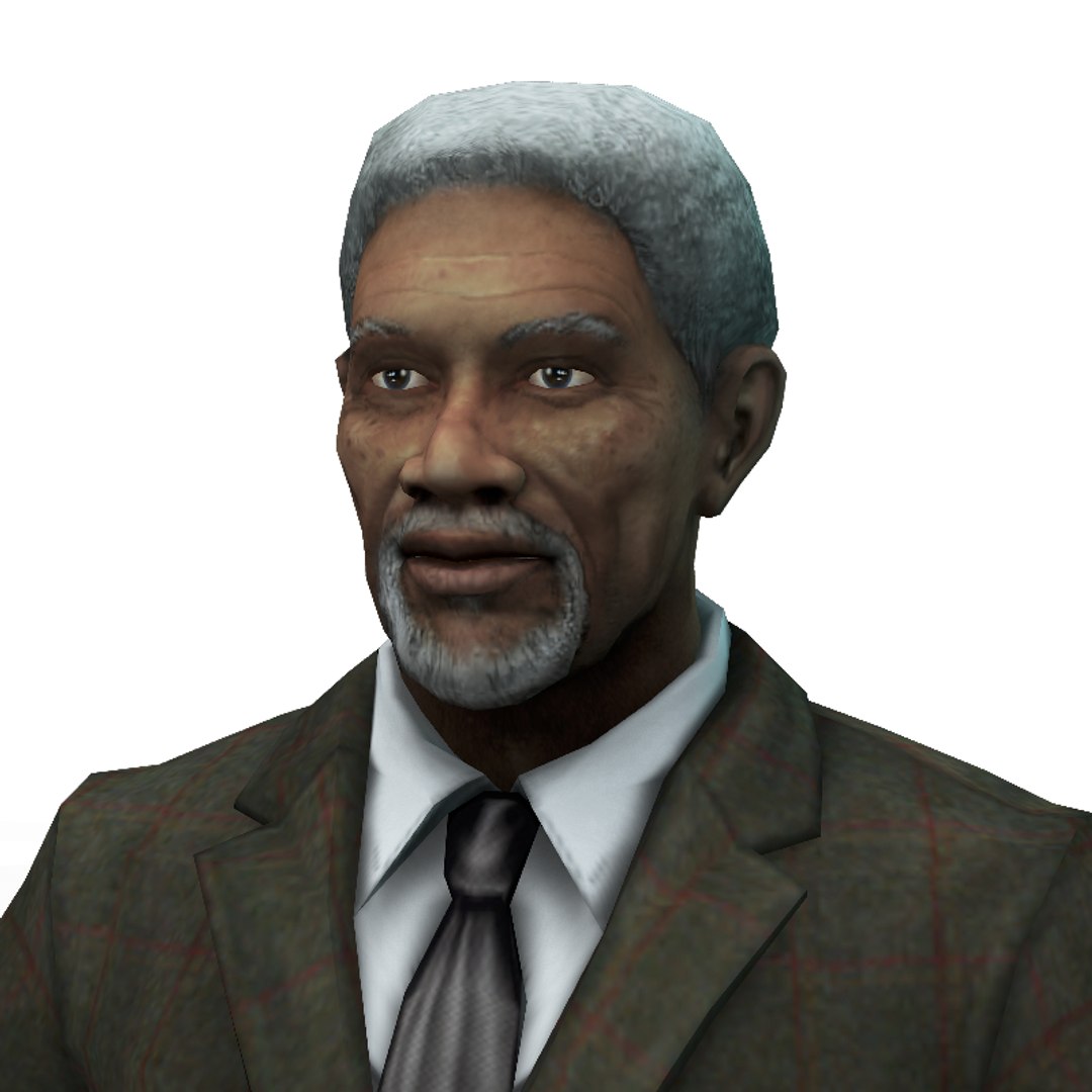 3dsmax Morgan Freeman Man