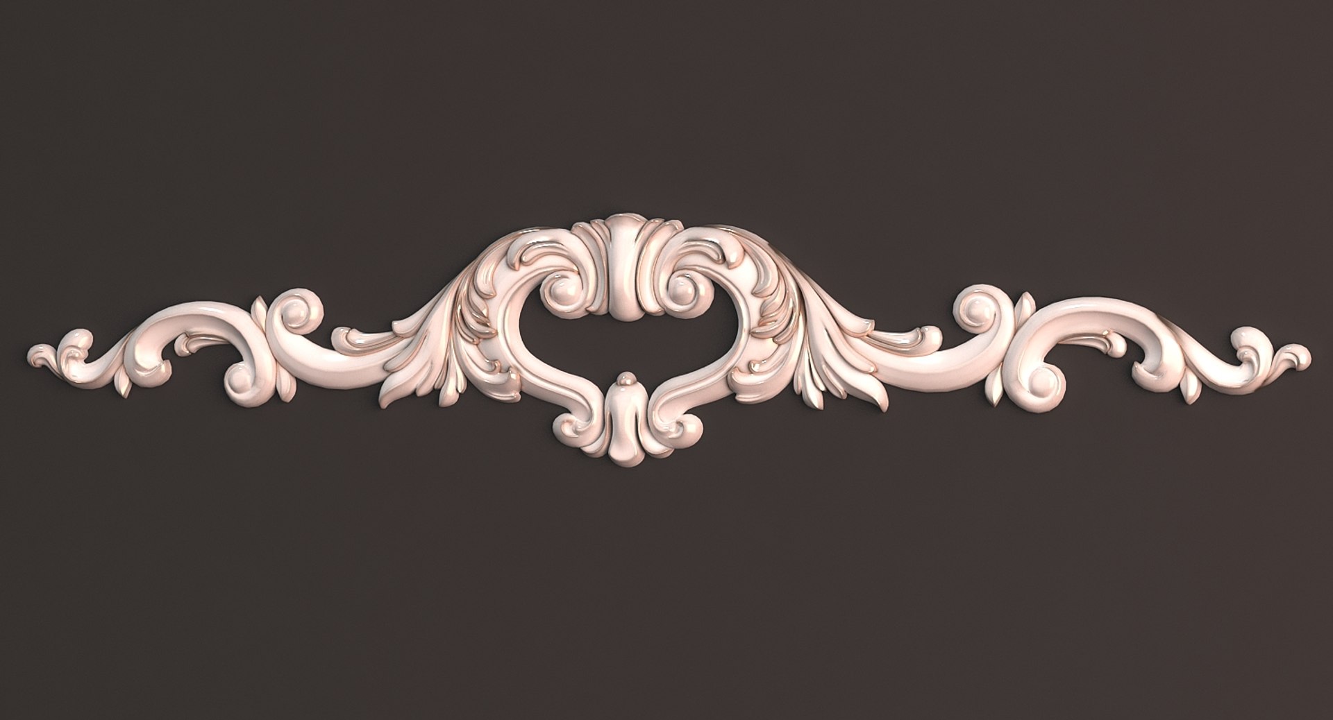 3d Cartouche Interior Model