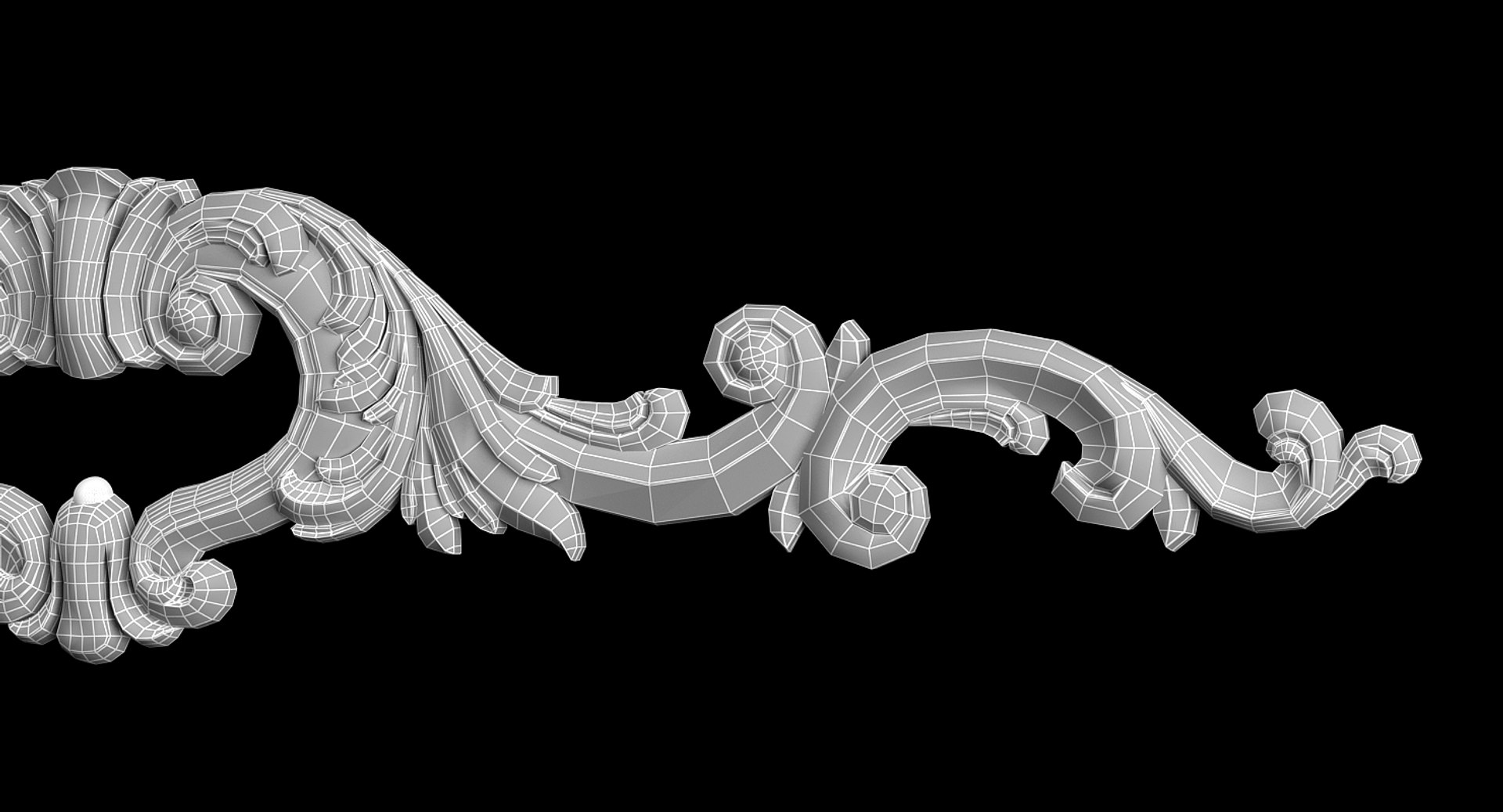 3d Cartouche Interior Model