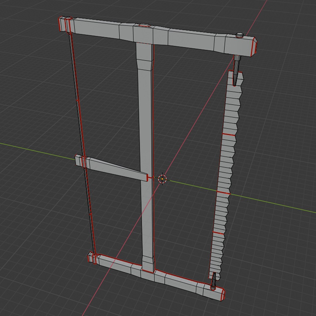 Old Saw 3D Model - TurboSquid 1571874