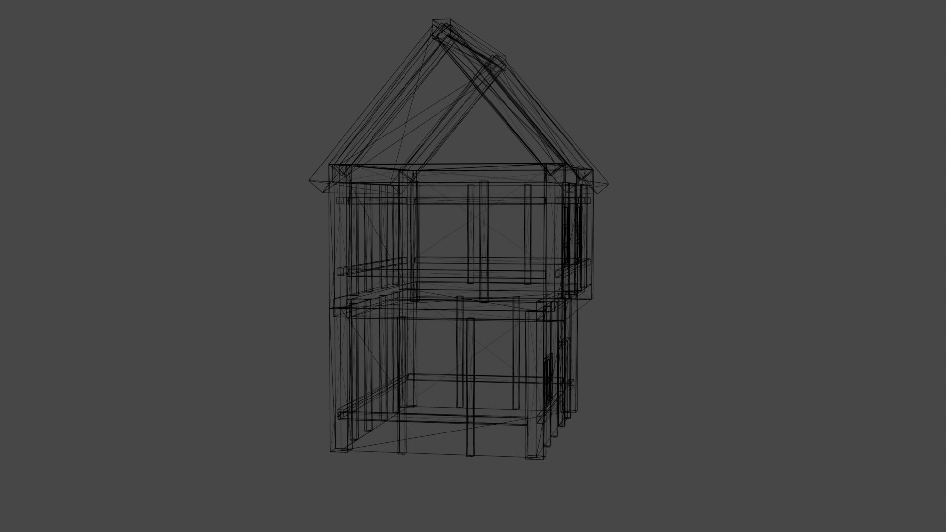 3D Medieval 2 Story House Model - TurboSquid 1879801