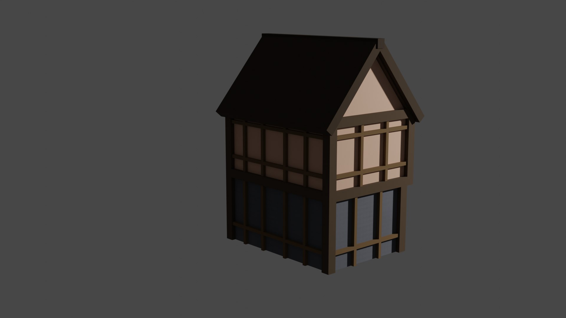3D Medieval 2 Story House Model - TurboSquid 1879801
