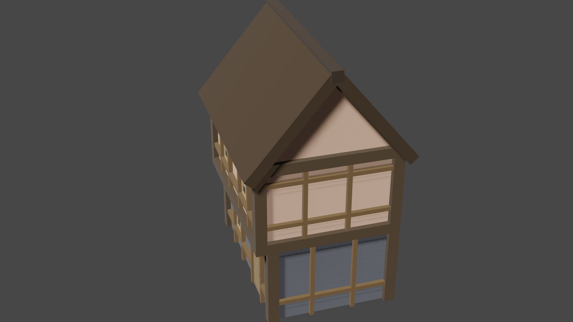 3D Medieval 2 Story House Model - TurboSquid 1879801