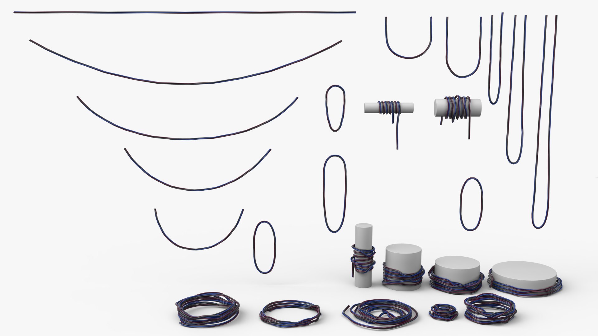 Cable Collection 3D - TurboSquid 1967819