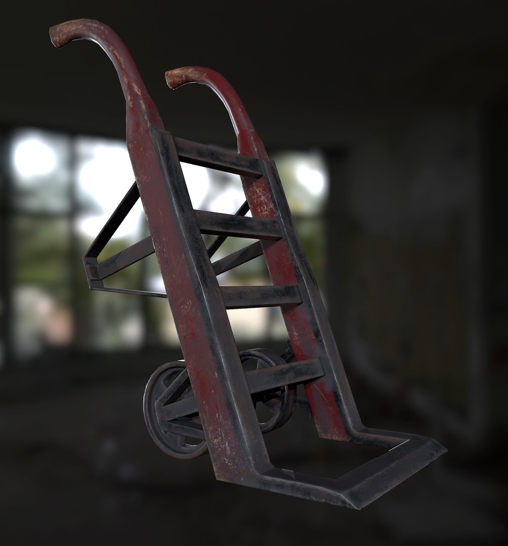 3d Ready Retro Dolly Pbr Model