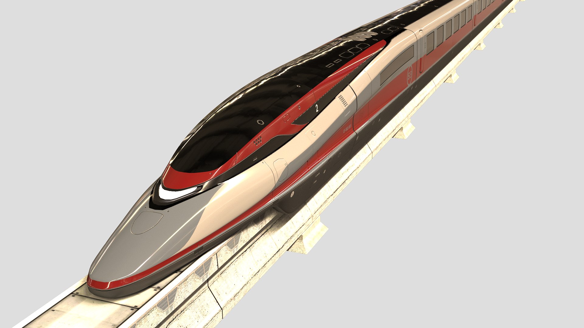 Train Maglev 3D - TurboSquid 1833801
