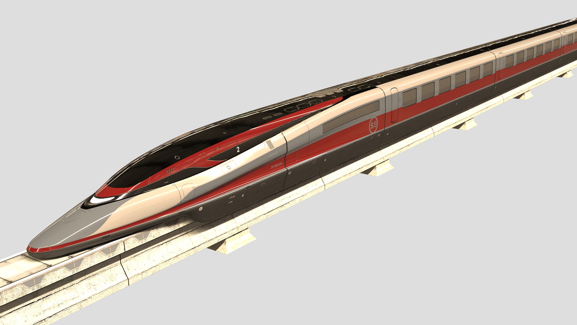 Train Maglev 3D - TurboSquid 1833801