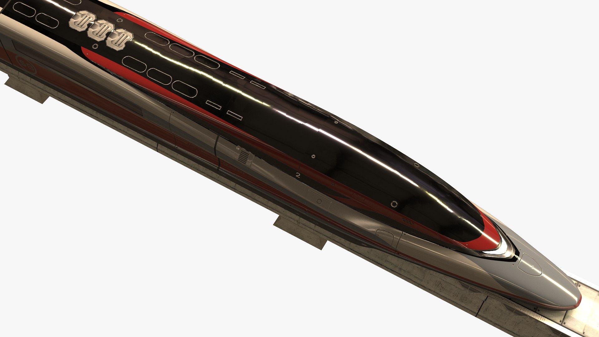 Train Maglev 3D - TurboSquid 1833801