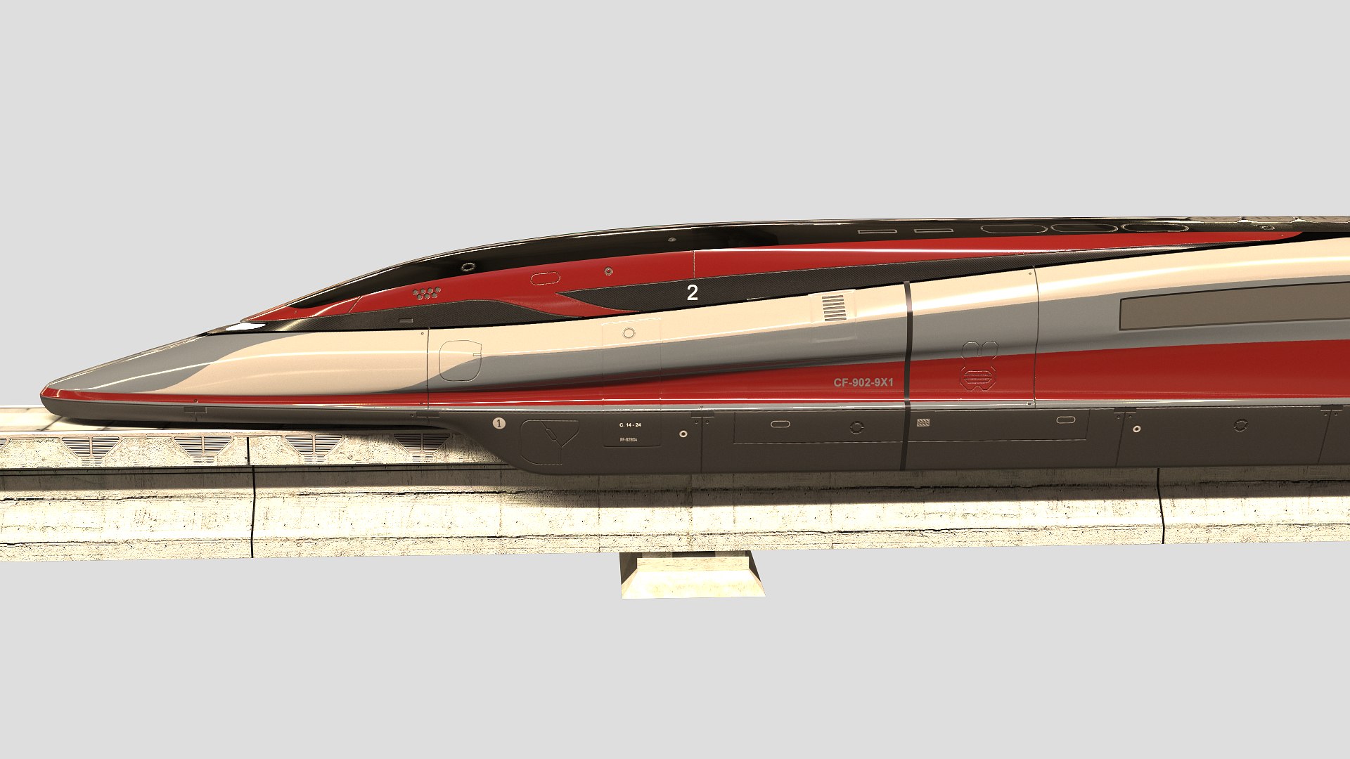 Train Maglev 3D - TurboSquid 1833801