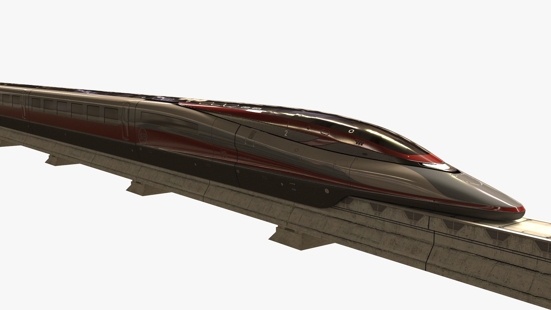 Train Maglev 3D - TurboSquid 1833801