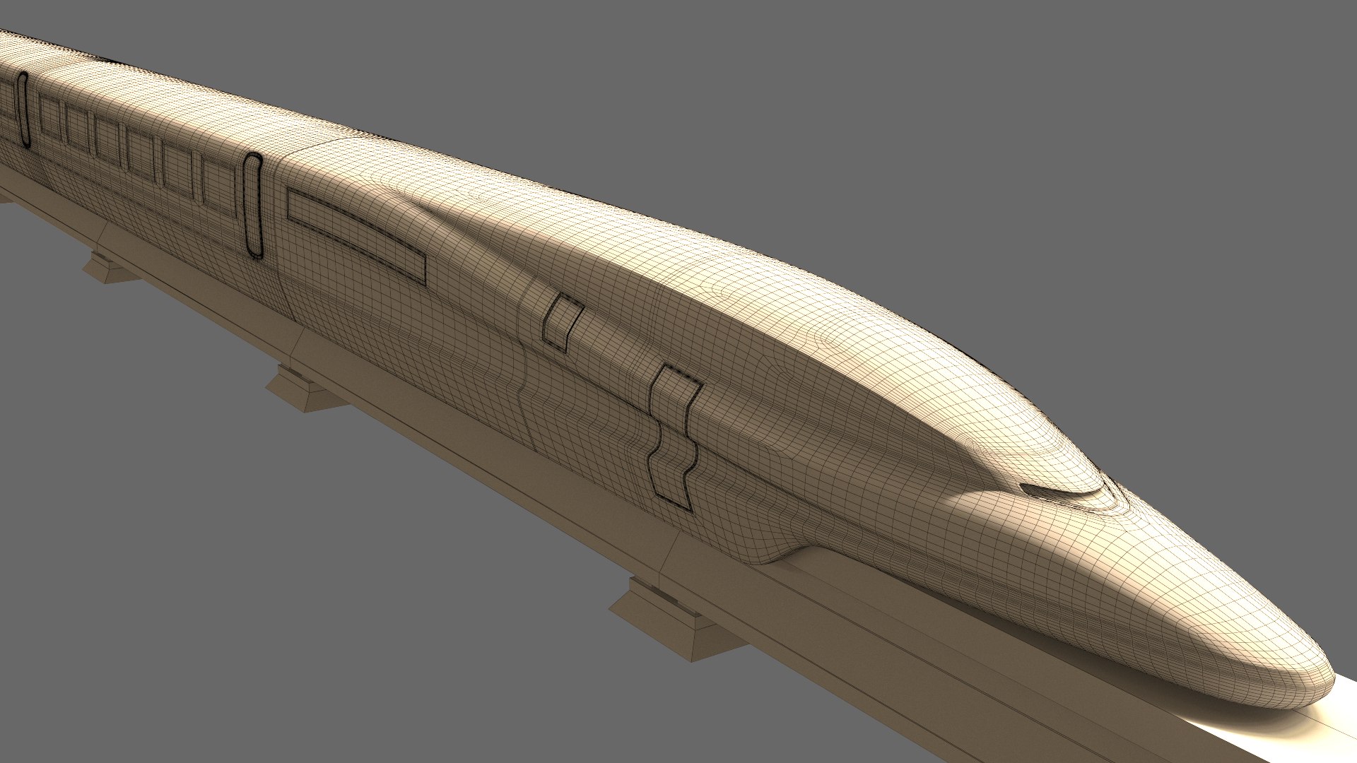 Train Maglev 3D - TurboSquid 1833801