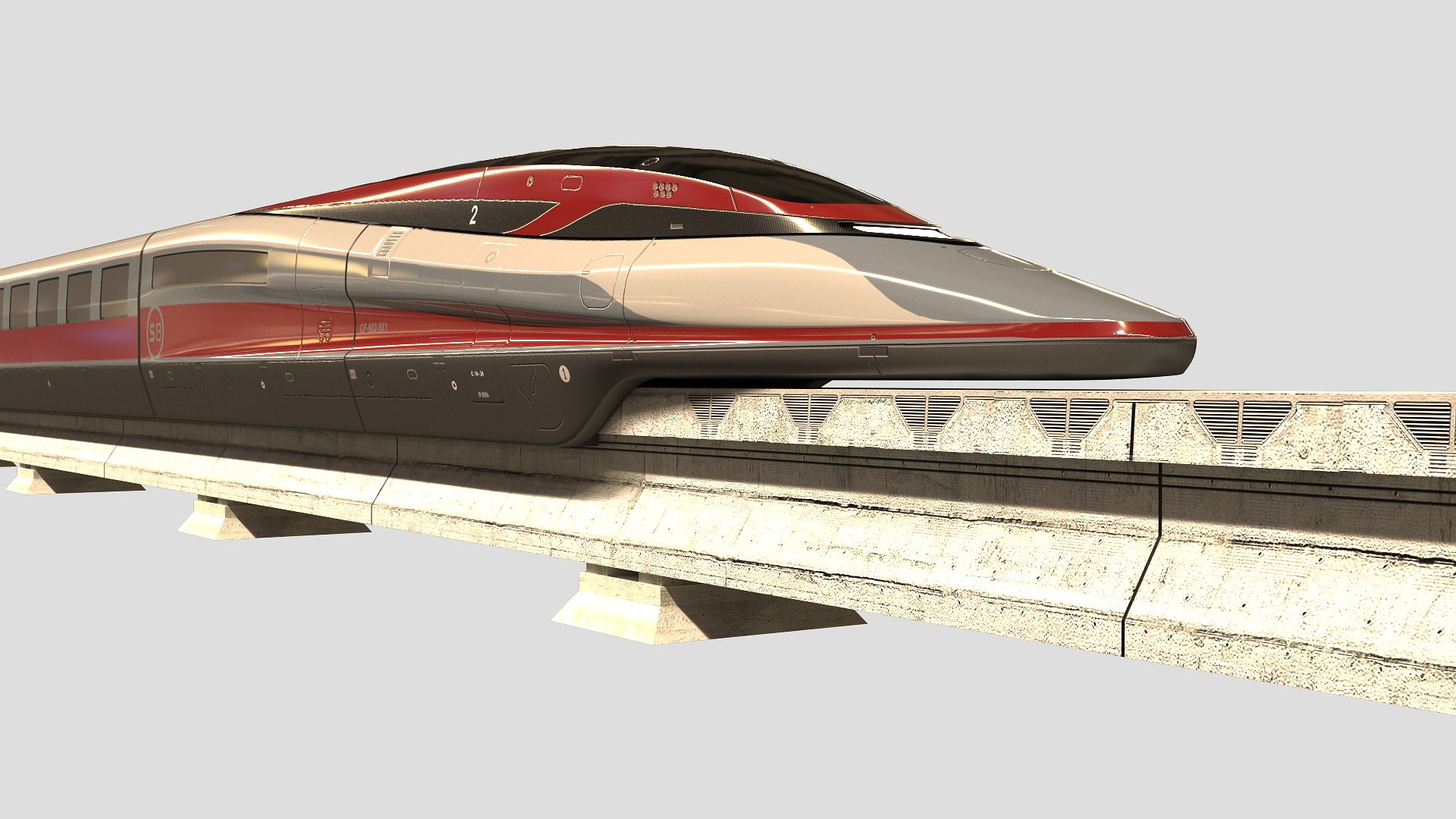 Train Maglev 3D - TurboSquid 1833801