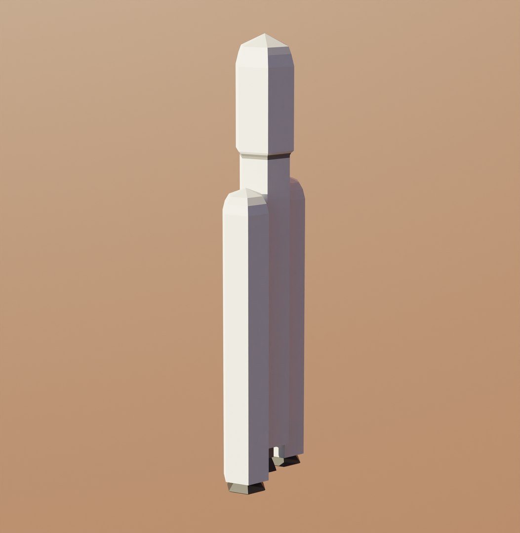 3D Low Poly Rocket Model - TurboSquid 1969255