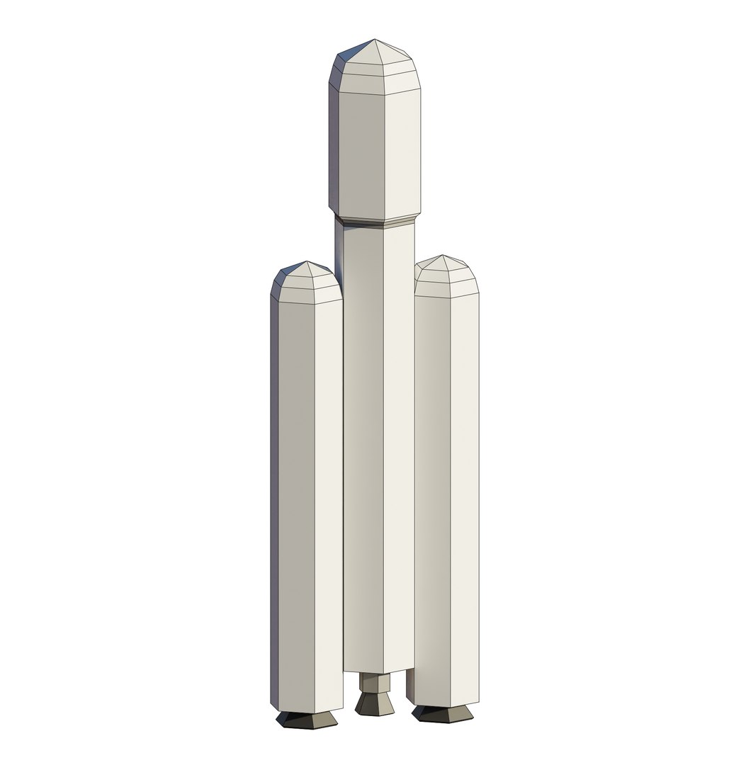 3D Low Poly Rocket Model - TurboSquid 1969255