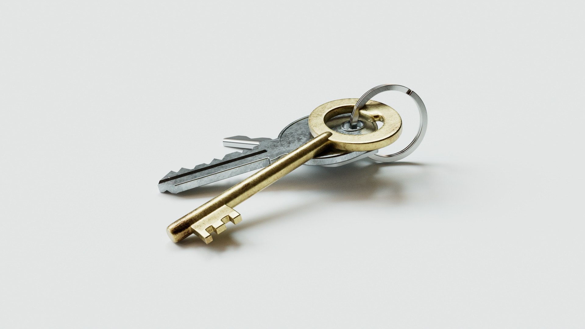 Set Of Keys On The Floor - 3D Asset 3D Model - TurboSquid 1837016