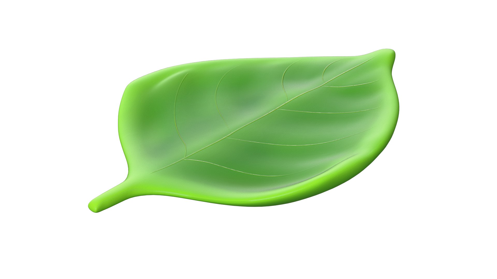 3D Cartoon Leaf - TurboSquid 2137949