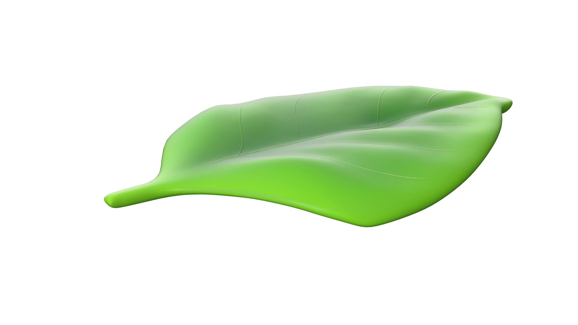 3D Cartoon Leaf - TurboSquid 2137949